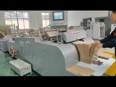 70-130 Bags/Min Square Bottom Paper Bag Machine Roll Feding HD-430