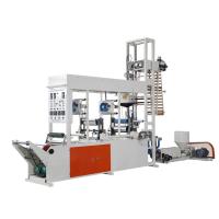 China Automatic Starch Biodegradable Film Blowing Machine Double Colors for sale