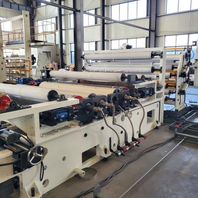 China Release Paper Extrusion Laminating Machine for PVC & PU Leather Embossing Pattern Transfer for sale