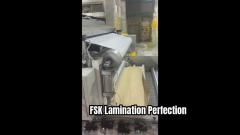 Foil scrim kraft paper laminating machine
