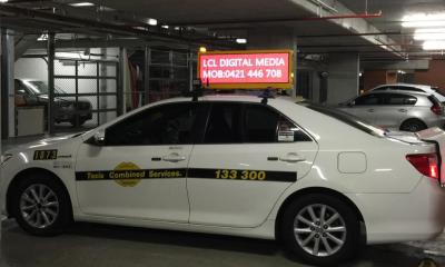 China Taxi Top LED Billboard In Australia Taxi Topper LED Sign for sale