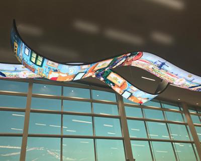China FC Series FC 2.5/4 Flexible LED Display Flexible shape LED Poster china Flexible LED Display for sale