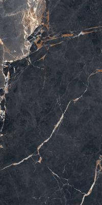 China Zeus Apollo Glazed Porcelain Glass Floor Ceramic Tile 600*1200/Mm²  Black for sale