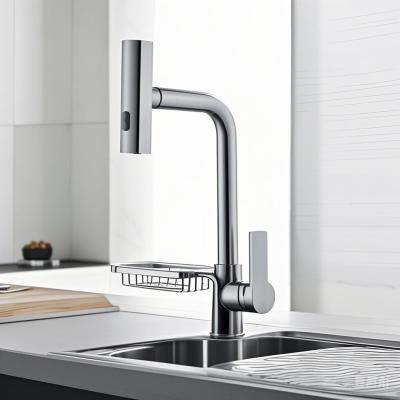 Cina Rubinetto da cucina a manico di zinco con cartuccia in ceramica da 35 mm e portata di becco da 9,5 pollici in vendita