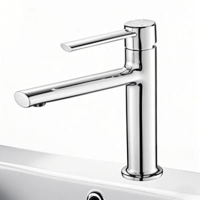 China Brushed Nickel Bathroom Tap Hotel Stainless Steel Bathroom Sink Taps for sale