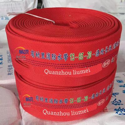 Cina Tubo antincendio di gomma rossa Accessoiri di apparecchiature antincendio Tubo nitrile in vendita