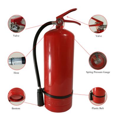 Cina Estintore a schiuma di fuoco rosso in acciaio inossidabile 1 kg estintore a spruzzo a polvere secca in vendita