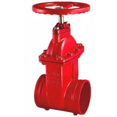 Cina UPVC Valvola a saracinesca antincendio Disegno Pompa a sfera Disco Connessione scanalata flangiata a porta completa in vendita