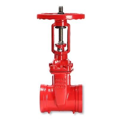 Cina UPVC Valvola a saracinesca antincendio Disegno Pompa a sfera Disco Connessione scanalata flangiata a porta completa in vendita