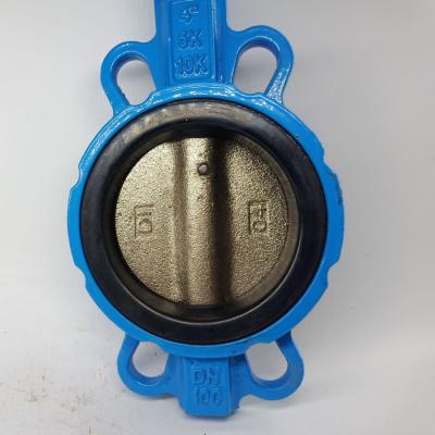 Cina Valvola a farfalla seduta resistente al fuoco PVC tipo wafer di ferro flessibile in vendita