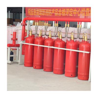 中国 UL 自動火災追跡システム 120リットル シリンダー シングルキャビネット型 Fm200 消火器 警報 消火システム 販売のため