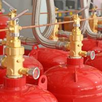China HFC-227ea FM200 Clean Agent Fire Suppression System with Nozzle Valve 25MPa for sale