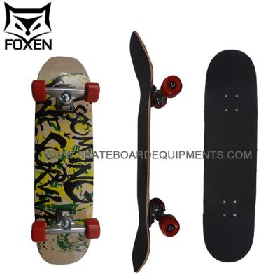 Cina Via che pratica il surfing la piattaforma completa del bordo del pattino di Longboard dell'acero canadese di 7 pieghe in vendita