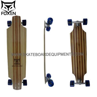 Cina Bambù originale di Longboard con la piattaforma completa della fibra di vetro - 42 bordo a 9.5 pollici dell'incrociatore dell'acero di x ABEC 9 in vendita