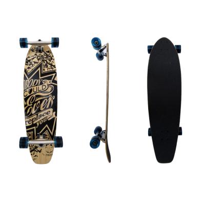 Cina Longboard di bambù su misura, pattini di legno dell'acero con il camion di alluminio in vendita