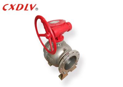 Cina Valvola a sfera montata su perno flangiato in acciaio fuso PN16 DN150 DN200 in vendita
