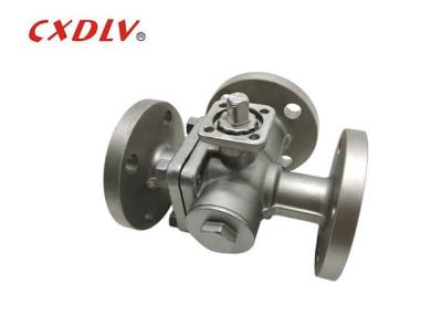 Китай 300 фунтов низкая платформа из нержавеющей стали T тип 3 Way Ball Valve Flange GB продается
