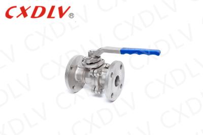 China CF8 Flanged Ball Valve with RPTFE or Develon Seat Material for Oil and Other Fluids for sale