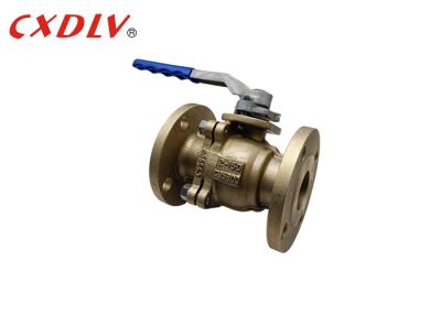 China Aluminum Bronze 2-PC Body Floating Ball Valve With Lever Operation for Marine Project for sale
