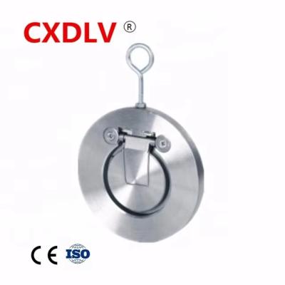 China Soft Seat Swing Check Valve with Carbon Steel Body and SS304 swing check valve for sale