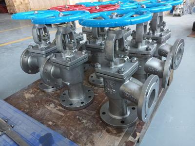 China Factory direct-sale marine bronze flanged angle type stop valves for ocean vessels. Marine system bronze stop valves. Stainless steel stop valves. for sale