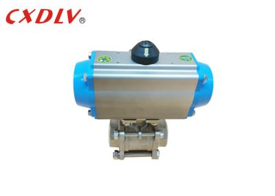 Cina 3 pezzi dell'acciaio inossidabile della valvola a sfera del filo della valvola attivata pneumatica Q611F della vite in vendita