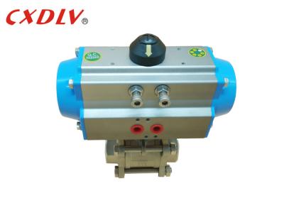 Cina DN15 - DN100 acciaio inossidabile azionato pneumatico CF8M della valvola a sfera del filo BSPT in vendita