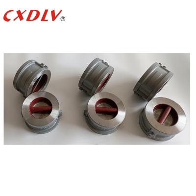 China DN80 ANSI150LB RF Double Door Plate Cast Steel Metal Seat Wafer Check Valve Non Return Valves for sale