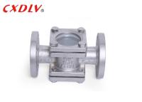 China DIN Double Borosilicate Window Visual Flow Indicator Sight Glass Valve DN15-DN150 PN16 -20°C to 185°C for sale