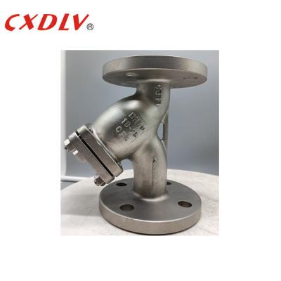 China DN50 PN16 Y Strainer Valve 300Micron SUS304 Spring Washers With Flange Connection for sale