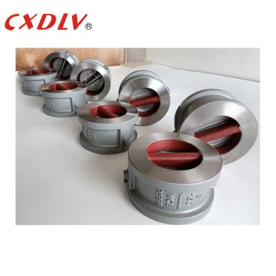 China WCB Body Metal Seat Dual Plates Wafer Check Valve Non Return Valves 150LB Connection for sale