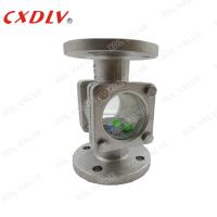 China Flanged Double Window Sight Glass Floating Ball Type 1 to 2 Inch DN25 DN50 for sale