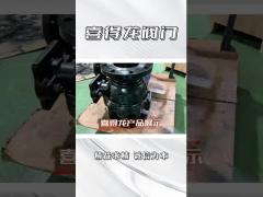 Válvula de bolas con brida de acero al carbono A216WCB con asiento de RPTFE para tratamiento de aguas residuales