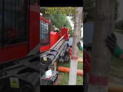 HDD Directional Bore Drilling Rig 150rpm Mini Body Structure 194KW
