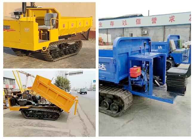 Mini Garden Multi-Functional Track Transporter in operation