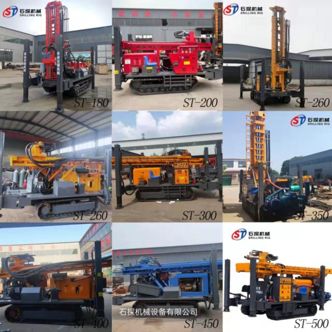 ST 180 Pneumatic Drilling Rig in operation