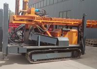 China 450m Crawler Hydraulic Rotary Drilling Rig 400m Depth 105-300mm Diameter Diesel Engine DTH for sale