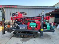 China 260m Deep Borehole Crawler Drill Rig 105-260mm Diameter Water Well Drilling Machine for sale