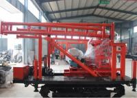 China Four Wheel Basement Exploration Core Drill Rig 200m Depth Geological Drilling Machine for sale