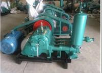 China BW 250 Horizontal Triplex Single Acting Reciprocating Piston Drilling Mud Pump 100mm Stroke 15kW for sale