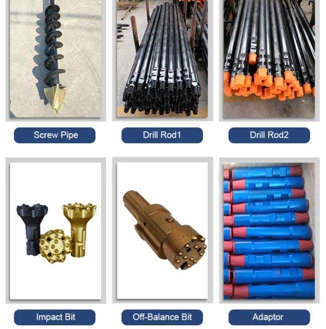 Drill rig in mountainous terrain