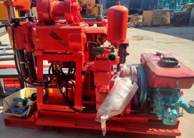 China Depth 200m Soil Test Drilling Machine For Core Borehole Drilling With 22 HP Diesel Engine for sale