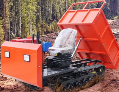 China Customized Track Transporter Crawler Type 2 Ton Mini Self Loading Tracked Dumper for sale