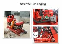 China GK-180 Mobile Water Well Drilling Rig 180m Depth 16.2KW Diesel Core Drill for sale