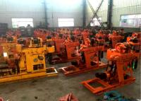 China GK-180 Mobile Water Well Drilling Rig 180m Depth 16.2KW Diesel Core Drill for sale