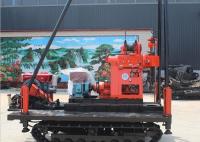 China Full Hydraulic Crawler Rock Core Drilling Machine - 200m Depth, 75-300mm Diameter, 11-16.2kW Power for sale