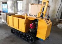 China 2 Ton Mini Self Loading Tracked Dumper with 1500mm Track Length and 35° Climbing Angle for sale