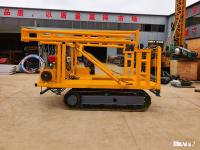 China Thickened Hydraulic Tower Crawler Walking Chassis 6.5m Height 3500kg for 50-300 Drilling Rigs for sale