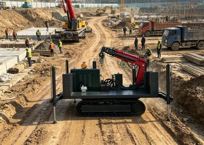 China Drilling Rig Hydraulic Crawler With 2-10 TonsTelescopic Crawler Crane for sale