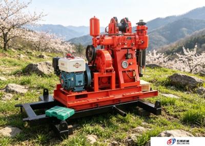 China Easy Operation Diesel Engine Borehole Drilling Machine XY-1A For Exploration for sale